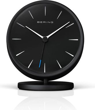 Bering Wecker Tischuhr Alarmclock Analog - 90096-220R schwarz