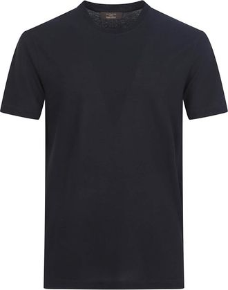 Zanone Homme, Tops, Bleu, Taille: L Ice Cotton T-shirt
