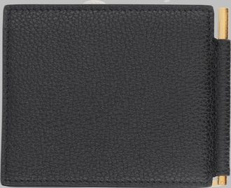 Tom Ford Bi-Fold Leather Card Holder Wallet - Black