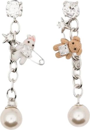 Yvmin Yvmin, Femme, Accessoires, Gris, Taille: ONE Size Earrings