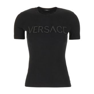 Versace T-Shirt - - Tops - Damen - Schwarzk - M