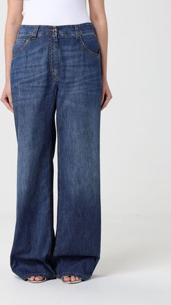Brunello Cucinelli Jeans BRUNELLO CUCINELLI Femme couleur Denim