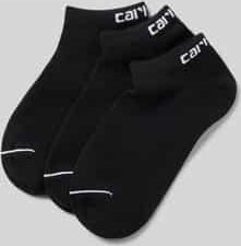 Carhartt Work in Progress Sneakersocken mit Label-Detail im 3er-Pack