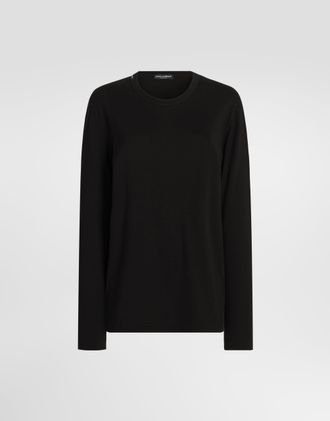 Dolce & Gabbana T-shirt Aus Jersey - Mann T-shirts Und Polos Schwarz Baumwolle 48