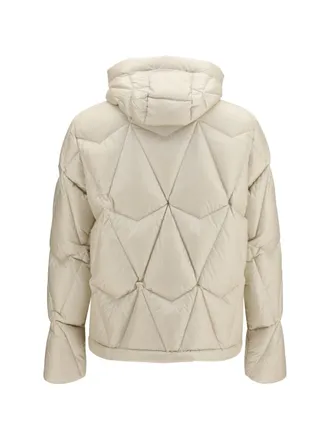 Moose Knuckles Mens Quilted Iceberg Puffer Jacket Alabaster Down Coat