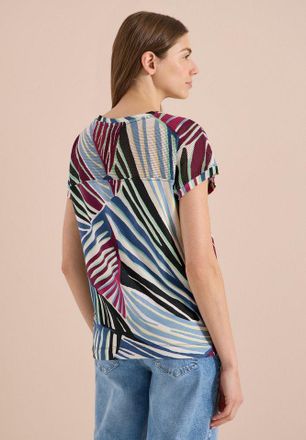 Cecil T-Shirt mit U-Boot-Ausschnitt