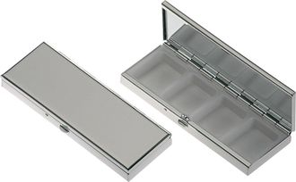 Silberkanne Silberkanne Pillendose 4-geteilt