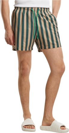 Urban Classics Herren Badehose Striped Seersucker Swim Shorts, gestreifte Badeshorts für Herren, schnelltrockend, Größen S - 5XL