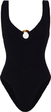 Hunza G Femme, Maillots de bain, Noir, Taille: ONE Size Maillot de bain froissé