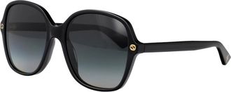 Gucci Quadratische Sonnenbrille - - Accessories - Damen - Schwarzk - 55 MM