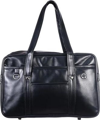 Garneck décole en cuir - Grand à bandoulière JK Uniforme pour étudiants et navetteurs - à main élégant pour lécole et la vie quotidienne - Design unisexe, Noi