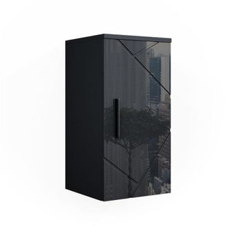 Vicco Armoire murale de salle de bain Irma, Anthracite Haute brillance, 30 x 59 cm