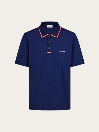 Ferragamo Herren Polohemd - Citymatch Capsule Blau