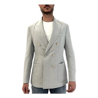 Eleventy Giacca doppiopetto - - Jackets - Herren - Blau - S