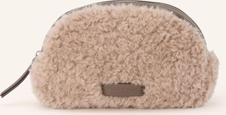 Marc O'Polo Marc Opolo Kosmetiktasche Aus Teddyfell beige