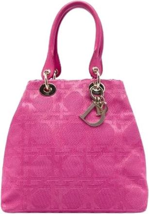 Dior Pre-owned Canvas Tote - Femme - Pre-owned - Rose - Taille: ONE Size
