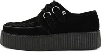T.U.K. Leather Viva High Creeper - Chaussures pour Hommes et Femmes - Couleur Daim Noir - Taille EU41