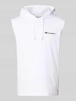 Champion Hoodie mit Label-Stitching