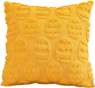 Generic Ostern Kissenbez&uuml;ge, weicher Leinenstoff 45x45 cm, Fr&uuml;hling dekorative Kissen f&uuml;r Zuhause, pastellfarbene Urlaubskissen, Saisonale Dekoration mit Ei-D