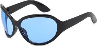 Generic Lunettes De Soleil À Grande Monture For Femmes À La Lunettes De Soleil De Fête En Plein Air For Hommes(Blue)