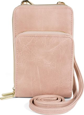 styleBREAKER Umh&auml;ngetasche Mini Umh&auml;ngetasche Einfarbig - RFID Schutz