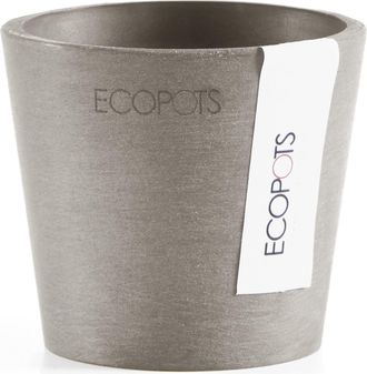 Ecopots Amsterdam 8 Blumentopf - L 8 cm x H 7 cm - Innen- und Au&szlig;enbereich