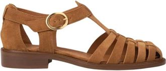 Maison Toufet Femme, Chaussures, Brun, Taille: 38 EU Sandale Suzanne