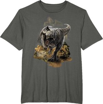 Jurassic Park Rebirth Tyrannosaurus On The Attack T-Shirt