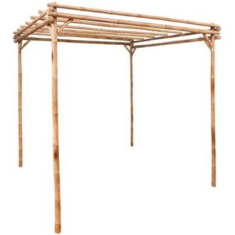 Les Tendances Les Tendances - Pergola Bambou 170x170x220 cm - The Living Store - Brun