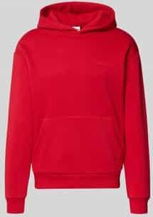 Review Regular Fit Hoodie mit Logo-Print