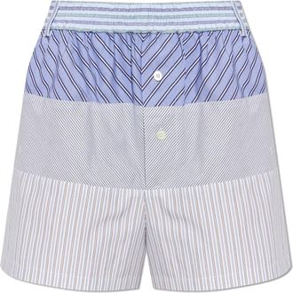 Moschino Femme, Shorts, Bleu, Taille: 36 FR Shorts &agrave; motifs