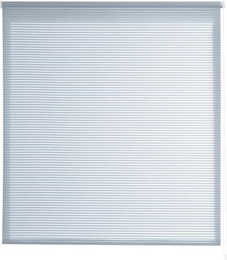 Estoralis Robert Rollo, modernes Design, durchscheinende Streifen, Blau, 140 x 195 cm (B x H), Stoffgr&ouml;&szlig;e 137 x 190 cm, Jalousien f&uuml;r Fenster und T&uuml;ren