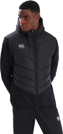 Canterbury Of New Zealand Herren Hybrid Jacket V2 Isolierte Jacke, Schwarz/Gunmetal Grey, XS
