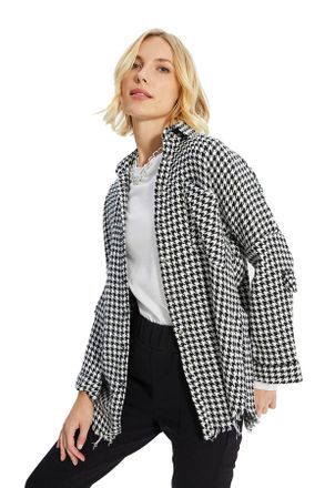 Trendyol Damen Trendyol Damen Kariert / Karo Lange &Auml;rmel Regul&auml;r Hemd Shirt Classic, Schwarz, 40