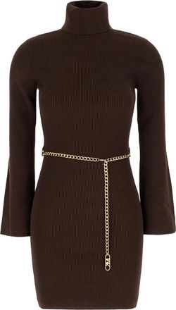 Michael Kors Damen, Kleider, Braun, LGr&ouml;&szlig;e