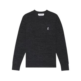 &Eacute;tudes Studio Regular Rundhals &Eacute; - - Knitwear - Herren - Grau - L