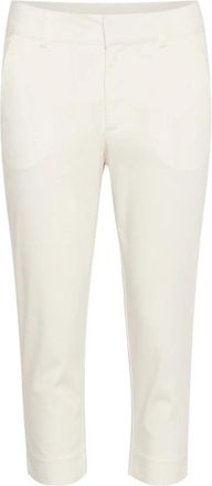 Kaffe KAlea Capri Hose - - Trousers - Damen - Wei&szlig; - 2XL