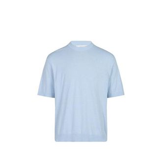 Selected T-shirt manches courtes en coton et lin