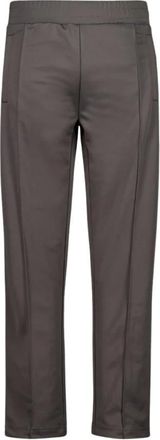 Palm Angels Homme, Pantalons, Gris, Taille: S Curved Logo Track Pants