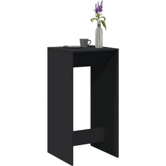 vidaXL Bartisch Schwarz 51x50x103,5 cm Holzwerkstoff Vidaxl