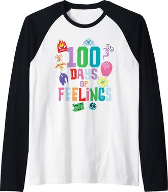 Pixar Disney & Pixars Inside Out 100 Days of Feelings and School Raglan