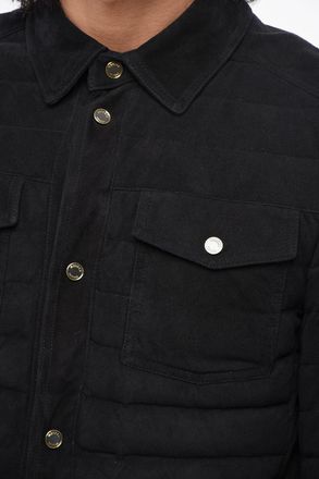 Moorer Eco-Suede Quilted Down Jacket CRESPI Moorer