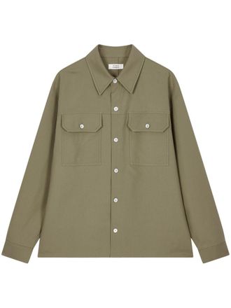 STUDIO TOMBOY chemise à double poches - Vert