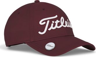 Titleist Herren Players Performance Ball Marker Baseballkappe, Burgunderrot/Weiß, Einheitsgröße