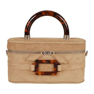 Roger Vivier Femme, Sacs, Brun, Taille: ONE Size Sac à main Mini Vanity Chic