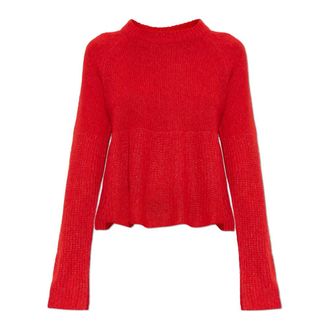 Lisa Yang Portia Pullover - - Knitwear - Damen - Rot - M