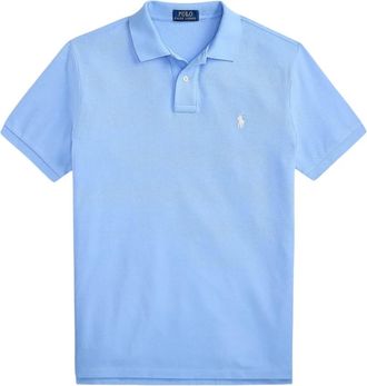 Polo Ralph Lauren Homme, Tops, Bleu, Taille: XS Polo LIconica en Piqu&eacute;