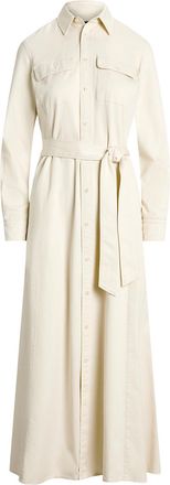 Ralph Lauren Belted Cotton Twill Shirtdress