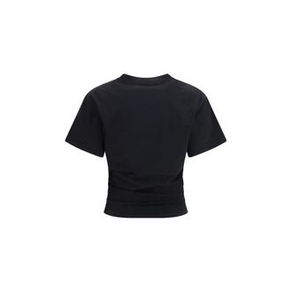 Balenciaga Womens Black Cotton T-Shirt