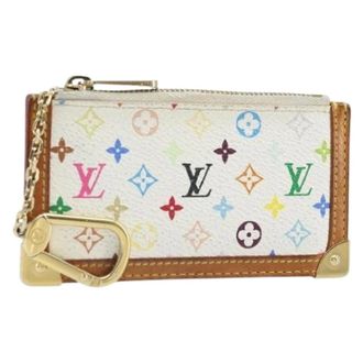 Louis Vuitton Portefeuille en toile Pre-owned - Femme - Pre-owned - Blanc - Taille: ONE Size